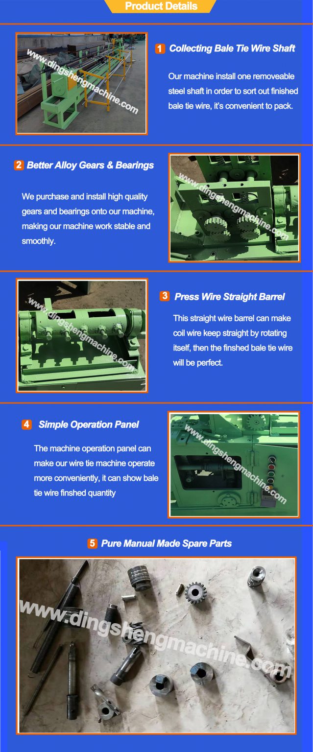 Automatic bale ties production machine - Loop tie wire machine, bale ...