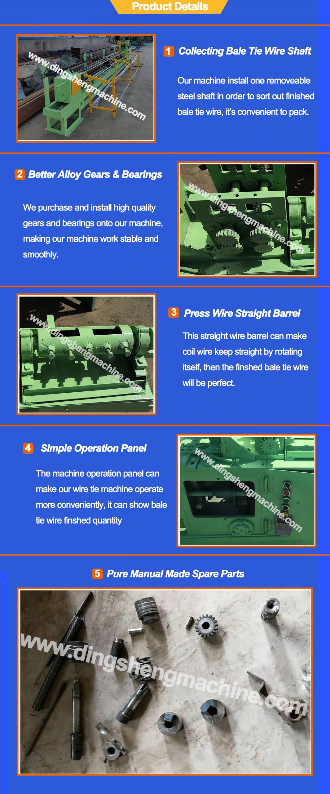 Baling wire tie machine - bale tie wire machine factory